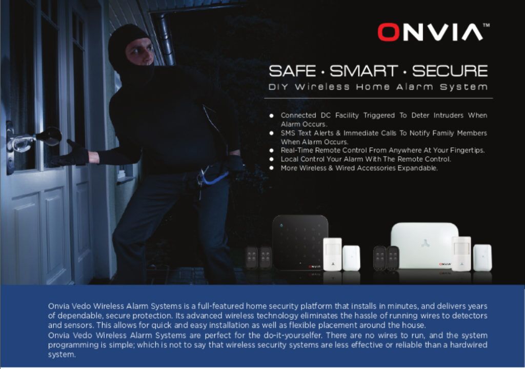Onvia Vedo S2 Wireless Alarm System – Eye Control Sdn Bhd