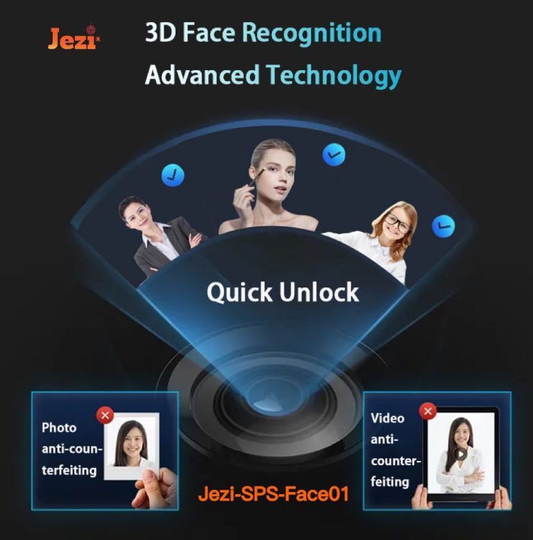 3D Face Recognition Smart Lock Jezi-SPS-Face01 – Eye Control Sdn Bhd