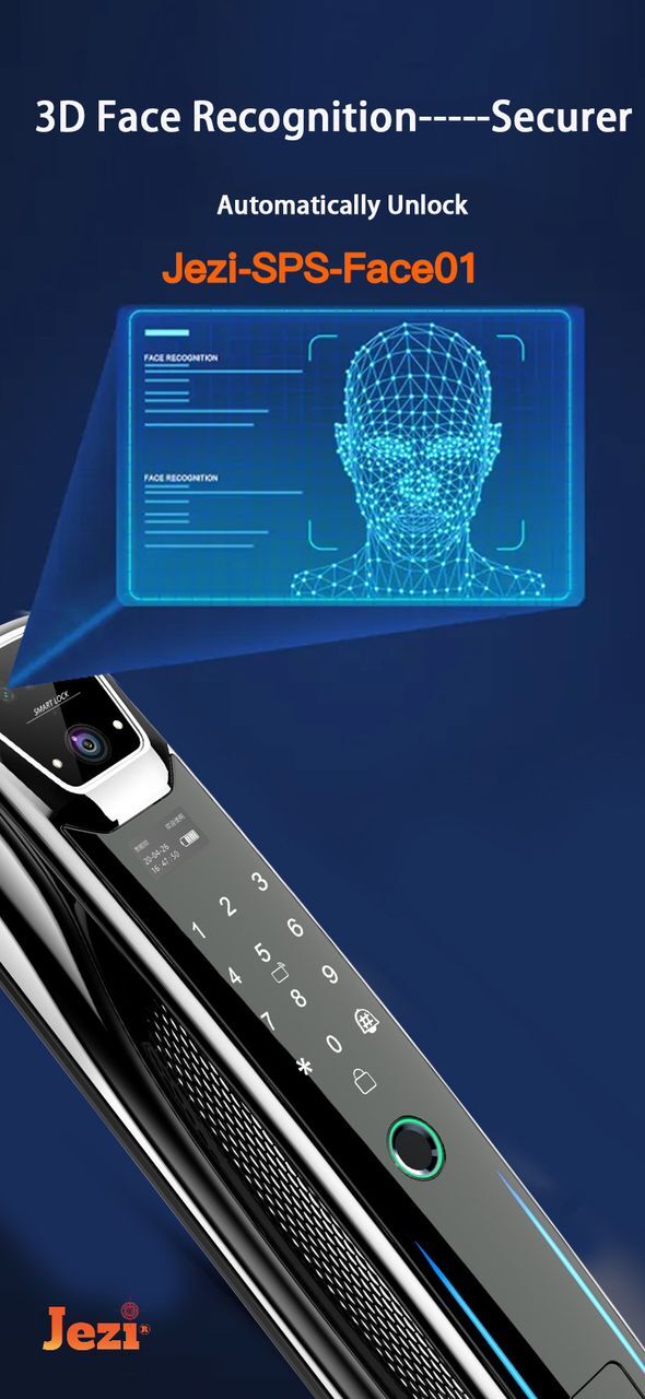 3D Face Recognition Smart Lock Jezi-SPS-Face01 – Eye Control Sdn Bhd